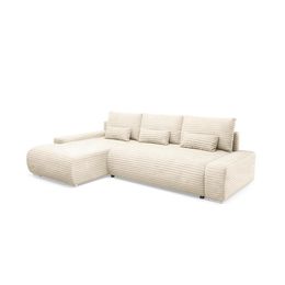 ECKSOFA Ivana 3 Sitzpl&auml;tze Wei&szlig;