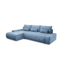 ECKSOFA Ivana 3 Sitzpl&auml;tze Hellblau