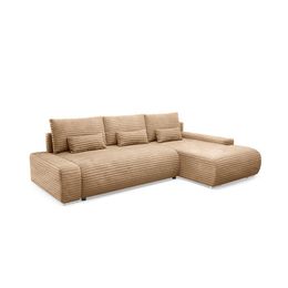 ECKSOFA Ivana 3 Sitzpl&auml;tze Beige