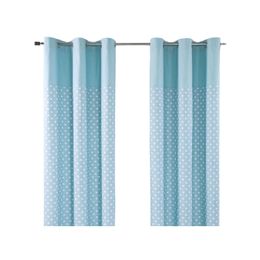 Homescapes &Ouml;SENVORHANG Sterne blickdicht 2er-Set, 137/228 cm
