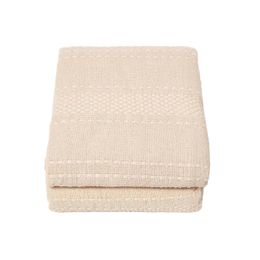 Homescapes TAGESDECKE Kashi 255/360 cm, Baumwolle mit Fransen
