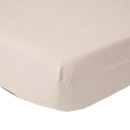 Homescapes LEINEN-SPANNBETTLAKEN extra hoch, 60% Leinen & 40% Baumwolle