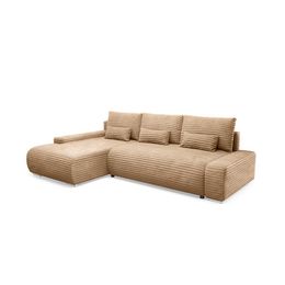 ECKSOFA Ivana 3 Sitzpl&auml;tze Beige
