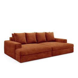 SOFA Paola 3 Sitzpl&auml;tze Ziegelrot