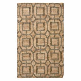Homescapes JUTETEPPICH Tiran geometrisch gemustert 90/150 cm