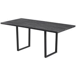 Ausziehtisch Nils 2 Dunkelgrau ca. 140-180x85x76cm
