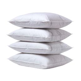 Homescapes KOPFKISSEN 60/70 cm, 4er-Set Federkissen mittelweich