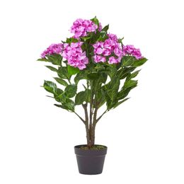 Homescapes KUNSTBLUME Hortensien lila, 85 cm
