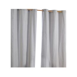 Homescapes &Ouml;SENVORHANG blickdicht 2er-Set, 137/182 cm