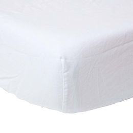 Homescapes LEINEN-SPANNBETTLAKEN extra hoch, 60% Leinen & 40% Baumwolle