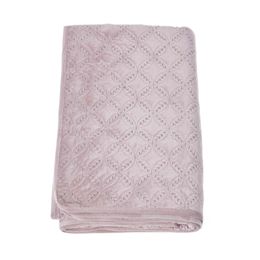 Homescapes TAGESDECKE Samt 200/200 cm, geometrisch gemustert
