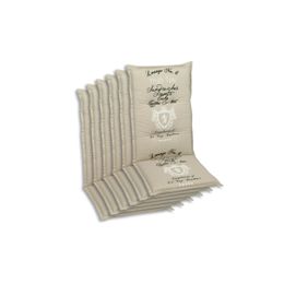 Sesselauflagenset Beige, 6-teilig