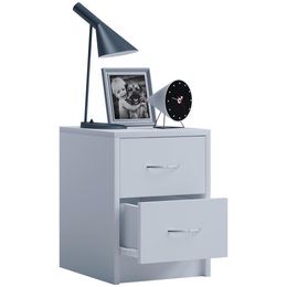 Nachtschrank Boxal Mini Wei&szlig;