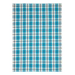 Homescapes HANDWEBTEPPICH Irvine, Baumwolle kariert 120/170 cm