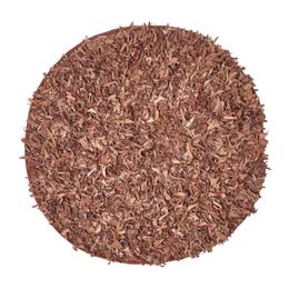 Homescapes SHAGGY-TEPPICH Dallas rund 150 cm