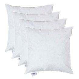 Homescapes F&Uuml;LLKISSEN 4er-Set, Federkissen 60/60 cm