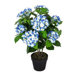 Homescapes KUNSTBLUME Hortensien blau, 70 cm