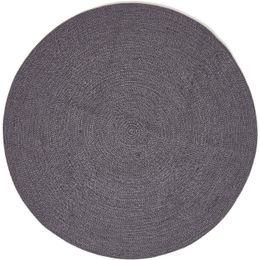 Homescapes TEPPICH Melange geflochten rund 200 cm