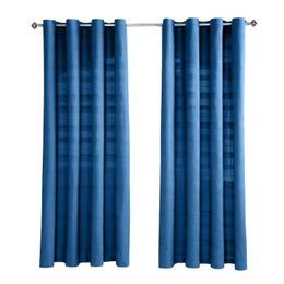 Homescapes &Ouml;SENVORHANG Rajput blickdicht 2er-Set, 167/182 cm