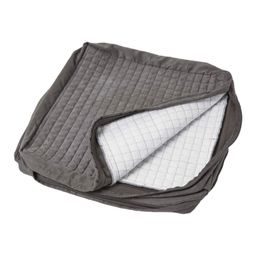 Homescapes SITZKISSEN-BEZUG f&uuml;r Sofa-Auflage 150/50/10 cm, Velours