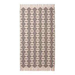 Homescapes HANDWEBTEPPICH Adana geometrisch gemustert 90/150 cm