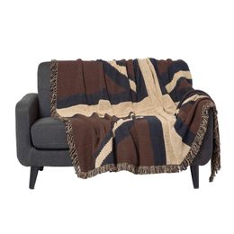 Homescapes JACQUARD-WOHNDECKE Union Jack 150/200 cm Limited Edition, 100% Baumwolle