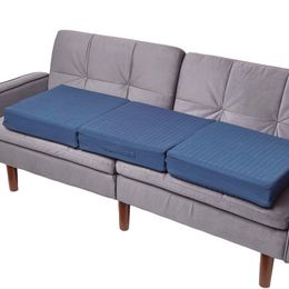 Homescapes SOFA-AUFLAGE dunkelblau 150/50/10 cm &ndash; gro&szlig;es Sitzkissen orthop&auml;disch