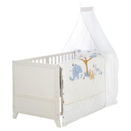 Roba BABYBETTSET 'Savanna Friends' 70 x 140 inkl. kompletter Ausstattung - Naturgrau / Beige