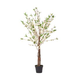 Homescapes KUNSTBAUM Bl&uuml;ten creme, 155 cm hoch