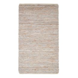 Homescapes HANDWEBTEPPICH Madras, Leder & Hanf 120/180 cm