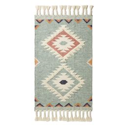 Homescapes KELIM-TEPPICH Tenali handgewebt 90/150 cm