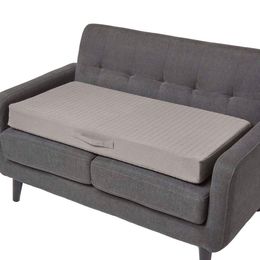 Homescapes SOFA-AUFLAGE grau 100/50/10 cm &ndash; Sitzkissen orthop&auml;disch