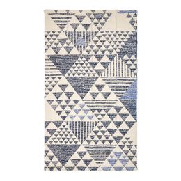 Homescapes BAUMWOLLTEPPICH Delphi geometrisch 120/170 cm