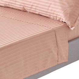 Homescapes DAMAST-BETTLAKEN ohne Gummizug, 100% &Auml;gyptische Baumwolle