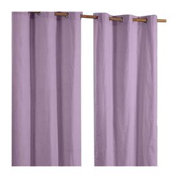 Homescapes &Ouml;SENVORHANG blickdicht 2er-Set, 137/182 cm