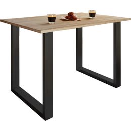 Esstisch Xona Schwarz/Sonoma Eiche
