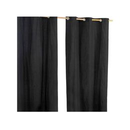 Homescapes &Ouml;SENVORHANG blickdicht 2er-Set, 137/228 cm