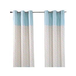 Homescapes &Ouml;SENVORHANG Sterne blickdicht 2er-Set, 137/228 cm