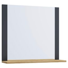 Wandspiegel Lendas Honigeiche/Anthrazit