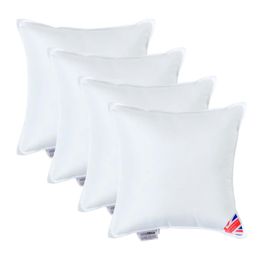 Homescapes F&Uuml;LLKISSEN 4er-Set &ndash; 40/40 cm, Super-Mikrofaser