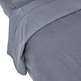 Homescapes LEINEN-BETTLAKEN ohne Gummizug aus 60% Leinen & 40% Baumwolle