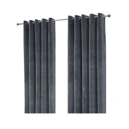 Homescapes THERMOVORHANG Samt verdunkelnd 2er-Set, &Ouml;sen 228/137 cm
