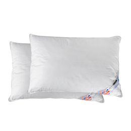 Homescapes KOPFKISSEN 2er-Set Super-Mikrofaser 48/74 cm