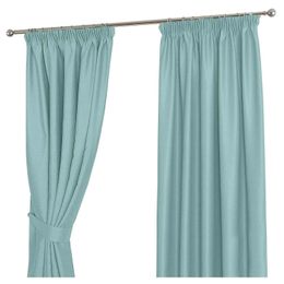 Homescapes VERDUNKELUNGSVORH&Auml;NGE Fischgr&auml;t mit Thermo-Funktion, Kr&auml;uselband 117/228 cm