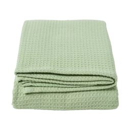 Homescapes BIO-WOHNDECKE Waffelpiqu&eacute; 230/230 cm