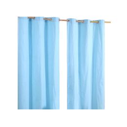 Homescapes &Ouml;SENVORHANG blickdicht 2er-Set, 137/182 cm