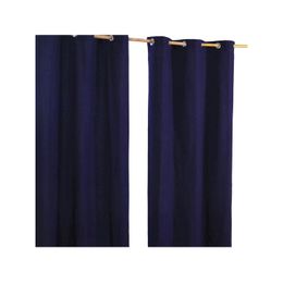 Homescapes &Ouml;SENVORHANG blickdicht 2er-Set, 137/228 cm