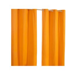 Homescapes &Ouml;SENVORHANG blickdicht 2er-Set, 137/182 cm