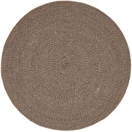 Homescapes TEPPICH Melange geflochten rund 150 cm
