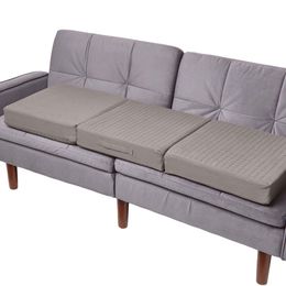 Homescapes SOFA-AUFLAGE grau 150/50/10 cm &ndash; gro&szlig;es Sitzkissen orthop&auml;disch